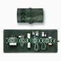 Leather Tech Roll Organiser With Optnl Access., Green By Mantidy ...