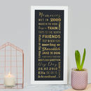 Personalised Family Story Print By Little Pieces | notonthehighstreet.com