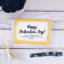 Happy Dedication Day! A6 Card By Izzy & Pop | notonthehighstreet.com