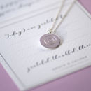 Gratitude Symbol Sterling Silver Necklace By Grace & Valour ...