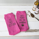 Do Not Disturb Personalised Coffee Socks By Solesmith ...