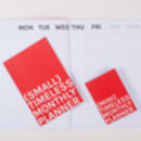 Small Timeless Monthly Planner By Harrow & Green | notonthehighstreet.com