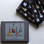 Personalised Men's Guitar Rock Star Socks In A Box By Studio Hop ...