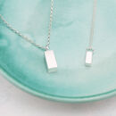 Sterling Silver Large Ingot Pendant By Lucy Kemp Silver Jewellery ...