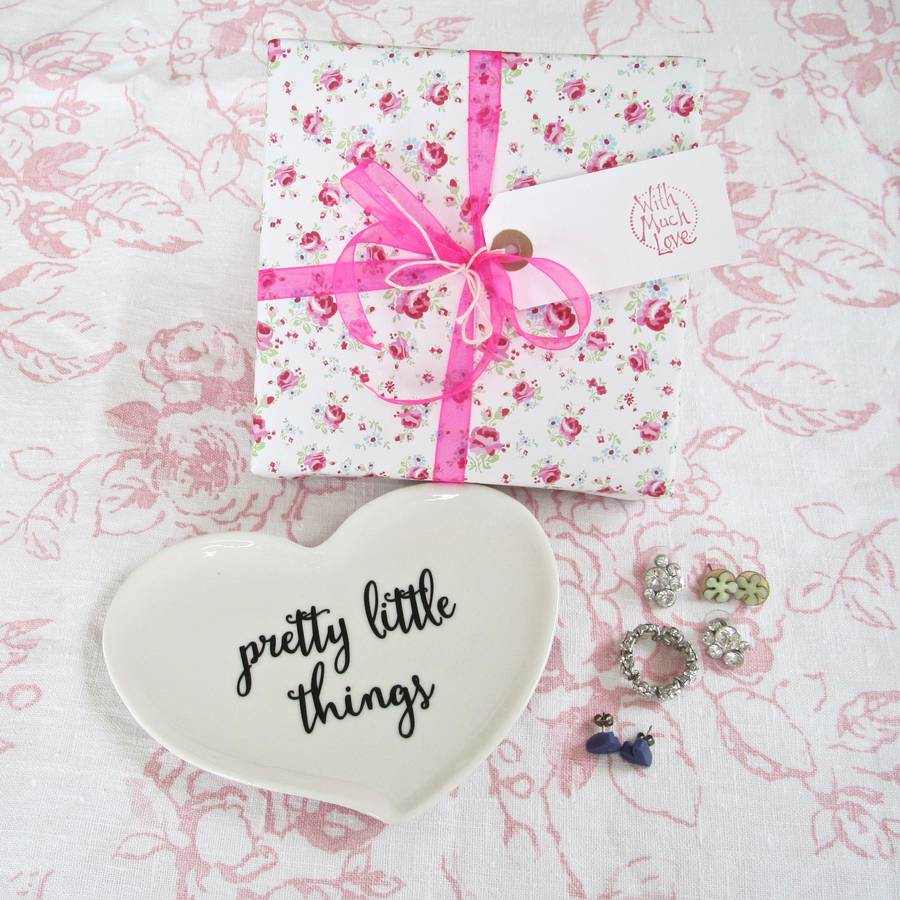 porcelain 'pretty things' trinket dish by chapel cards ...