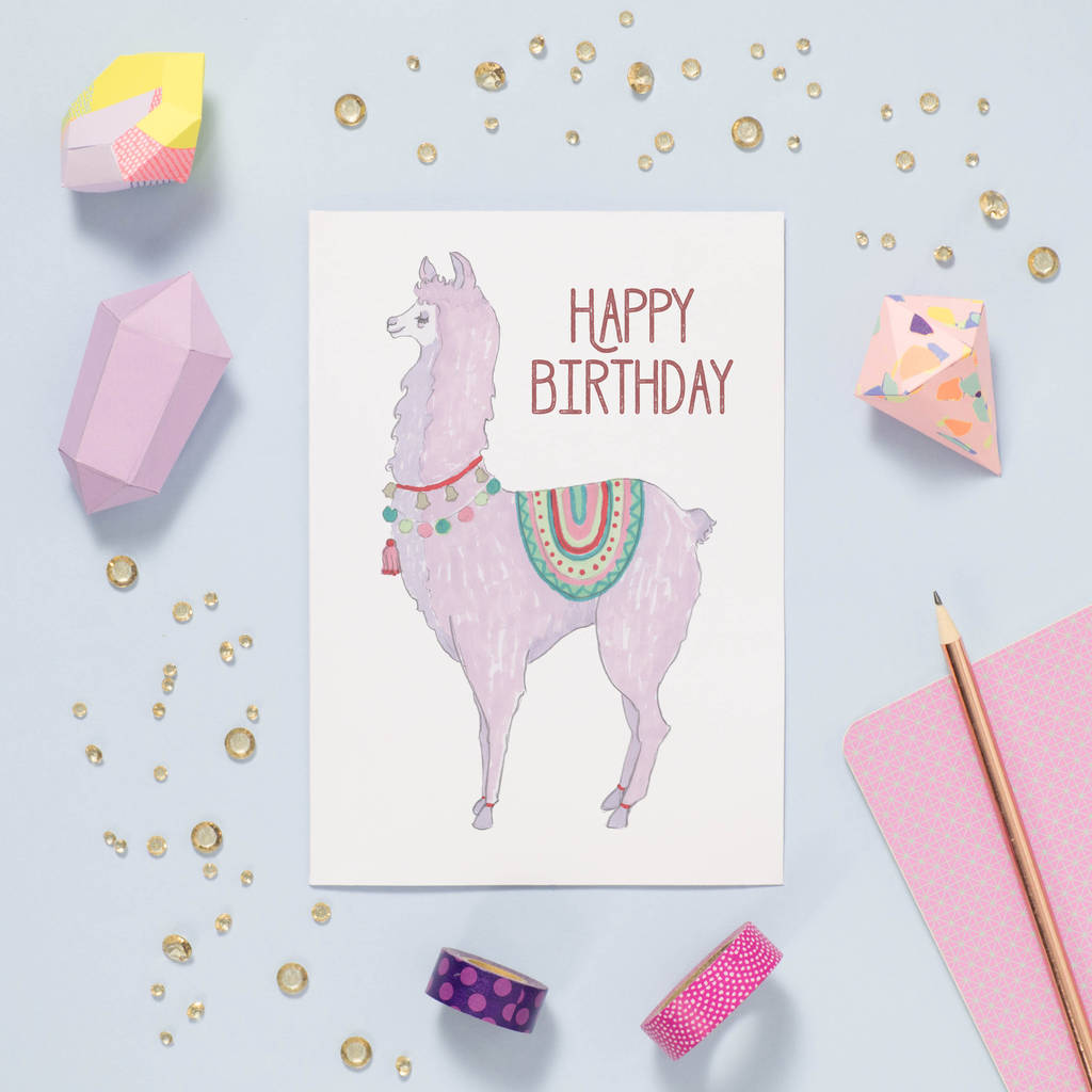 mamma llama personalised card by so close | notonthehighstreet.com
