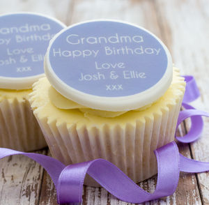 Grandma Birthday Cupcake Decorations By Just Bake