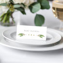 Delicate Foliage Table Plan By Rodo Creative | notonthehighstreet.com