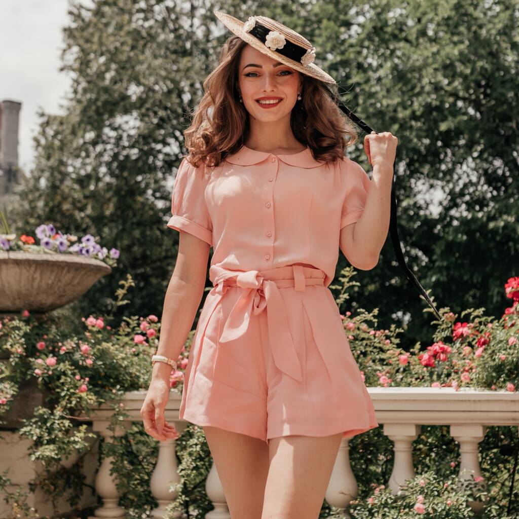 Emma Shorts In Windsor Wine Vintage 1940s Style By The Seamstress of ...