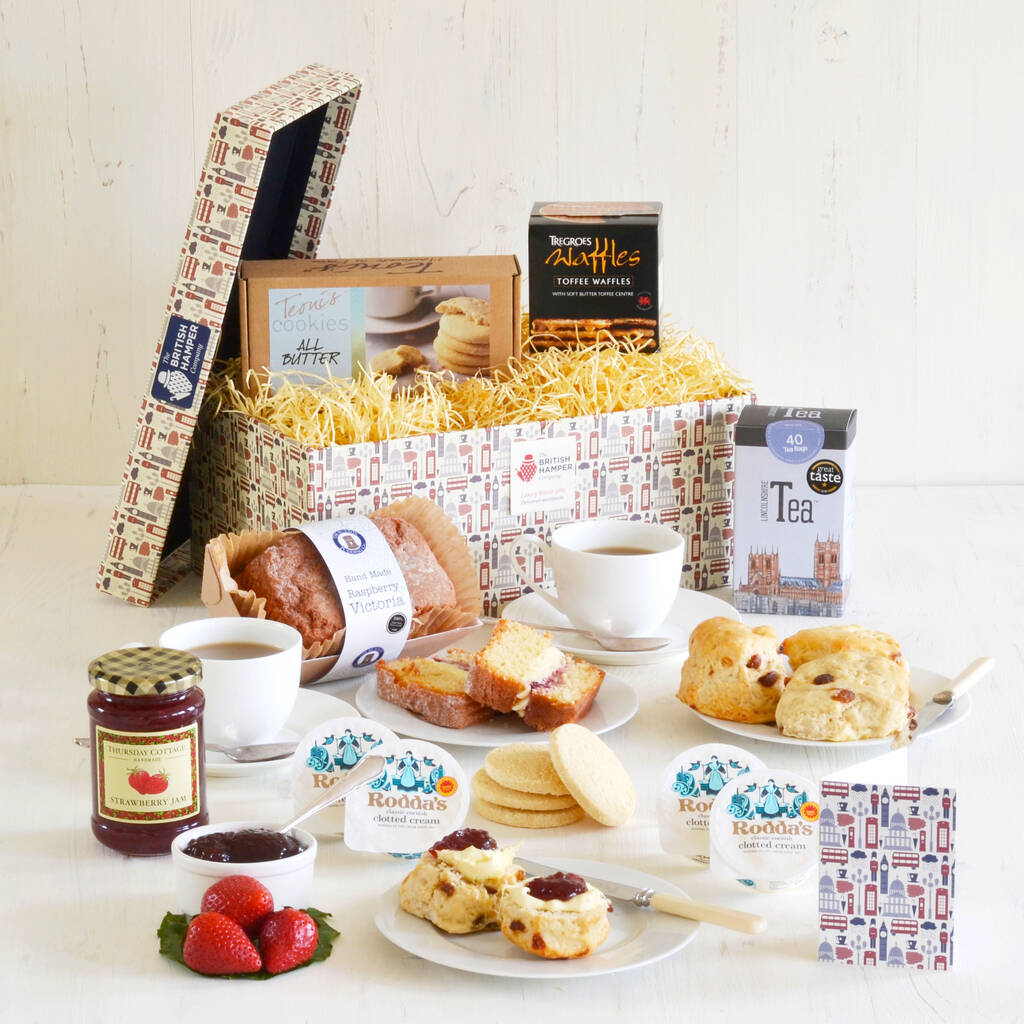British Cream Tea Hamper By The British Hamper Company ...