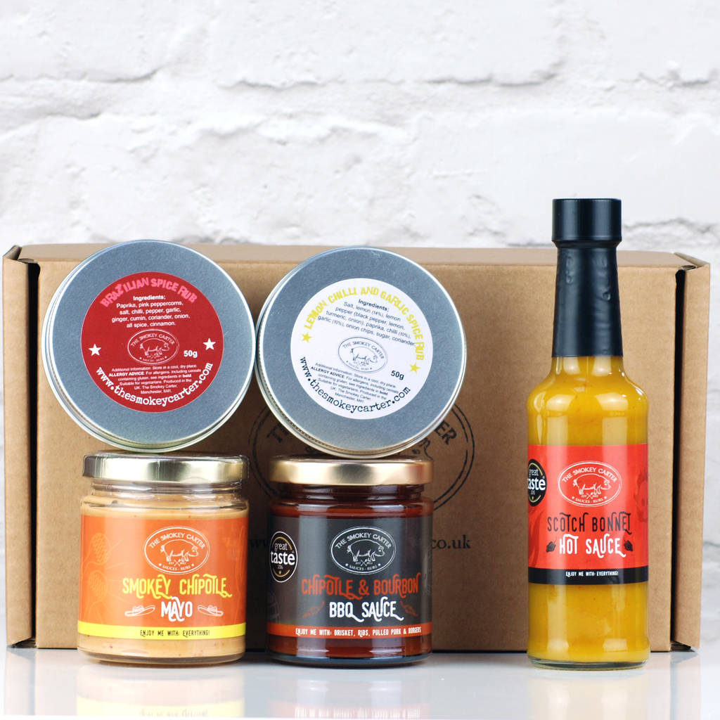 pick and mix hot sauce and spice box by the smokey carter ...
