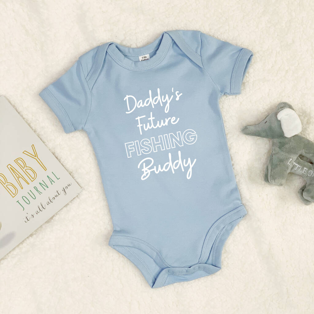 Daddy's Future… Buddy Personalised Babygrow By Lovetree Design ...
