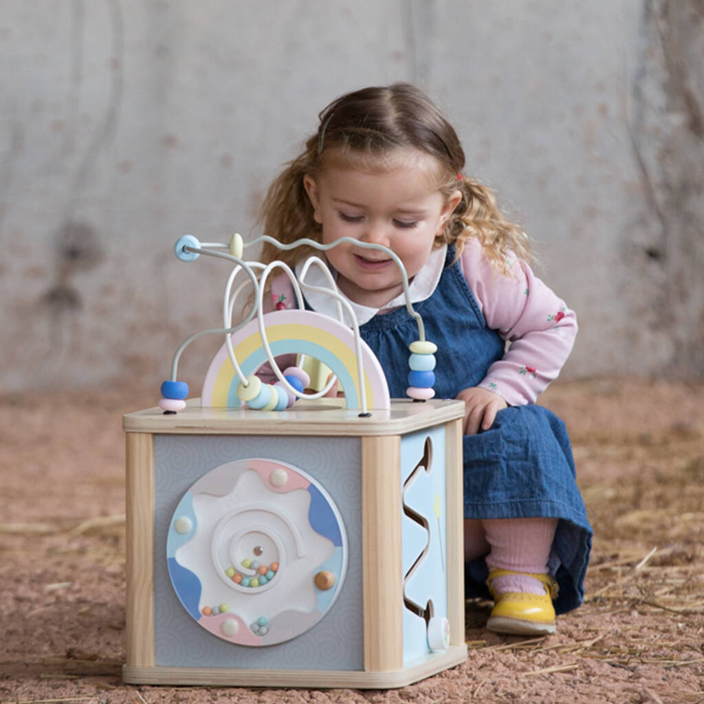 5 In 1 Activity Cube 2yrs+ By Alice Frederick | notonthehighstreet.com