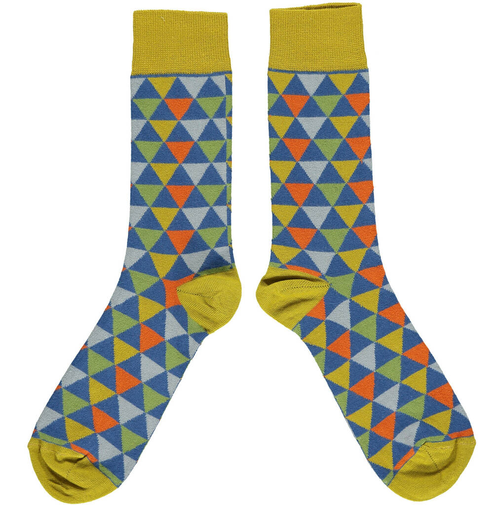 Men's Organic Cotton Patterned Socks By Catherine Tough ...