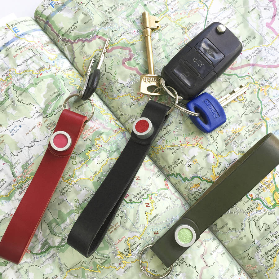 personalised loop key ring by johny todd ltd | notonthehighstreet.com