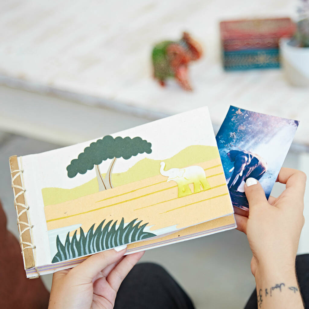 Handcrafted Colourful Eco Elephant Dung Photo Albums By Paper High ...