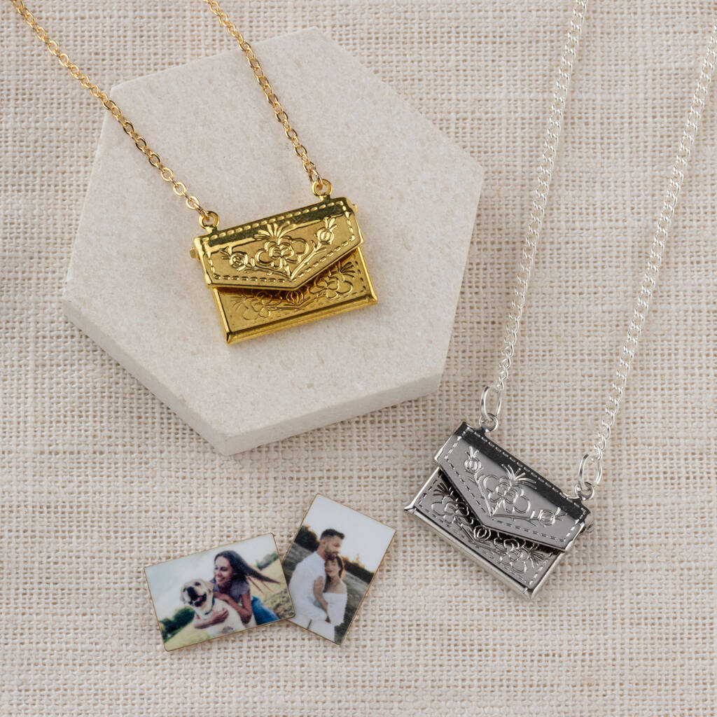 Personalised Envelope Photo Locket For Her By Twenty-Seven