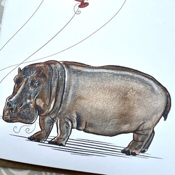 Hippo Father's Day Card By Have a Gander