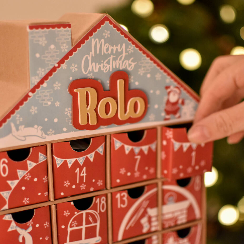 Personalised Filled Dog Advent Calendar By Afternoon Paws 