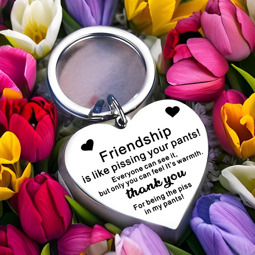 Funny Friendship Keyring Gift By Unique's Co. | notonthehighstreet.com
