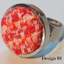 Fabric Rings By Re Creation For The Nation | notonthehighstreet.com