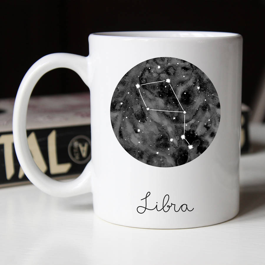 astrological zodiac star sign printed ceramic mug by parkins interiors ...