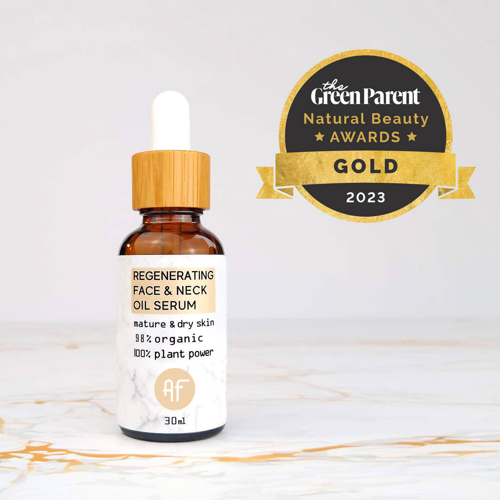 Regenerating Face And Neck Oil Serum Organic And Vegan By Anne Fortin ...