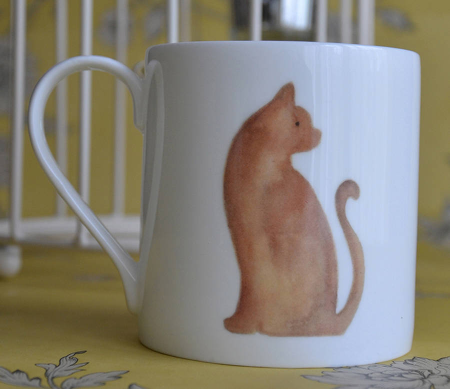 fine bone china cat mug by dimbleby ceramics | notonthehighstreet.com