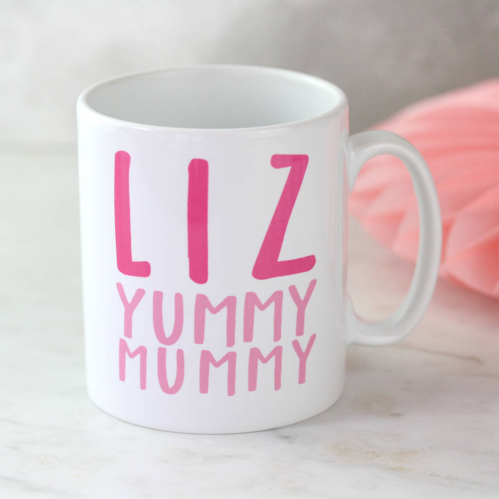 Personalised Yummy Mummy Mug By So Close | notonthehighstreet.com