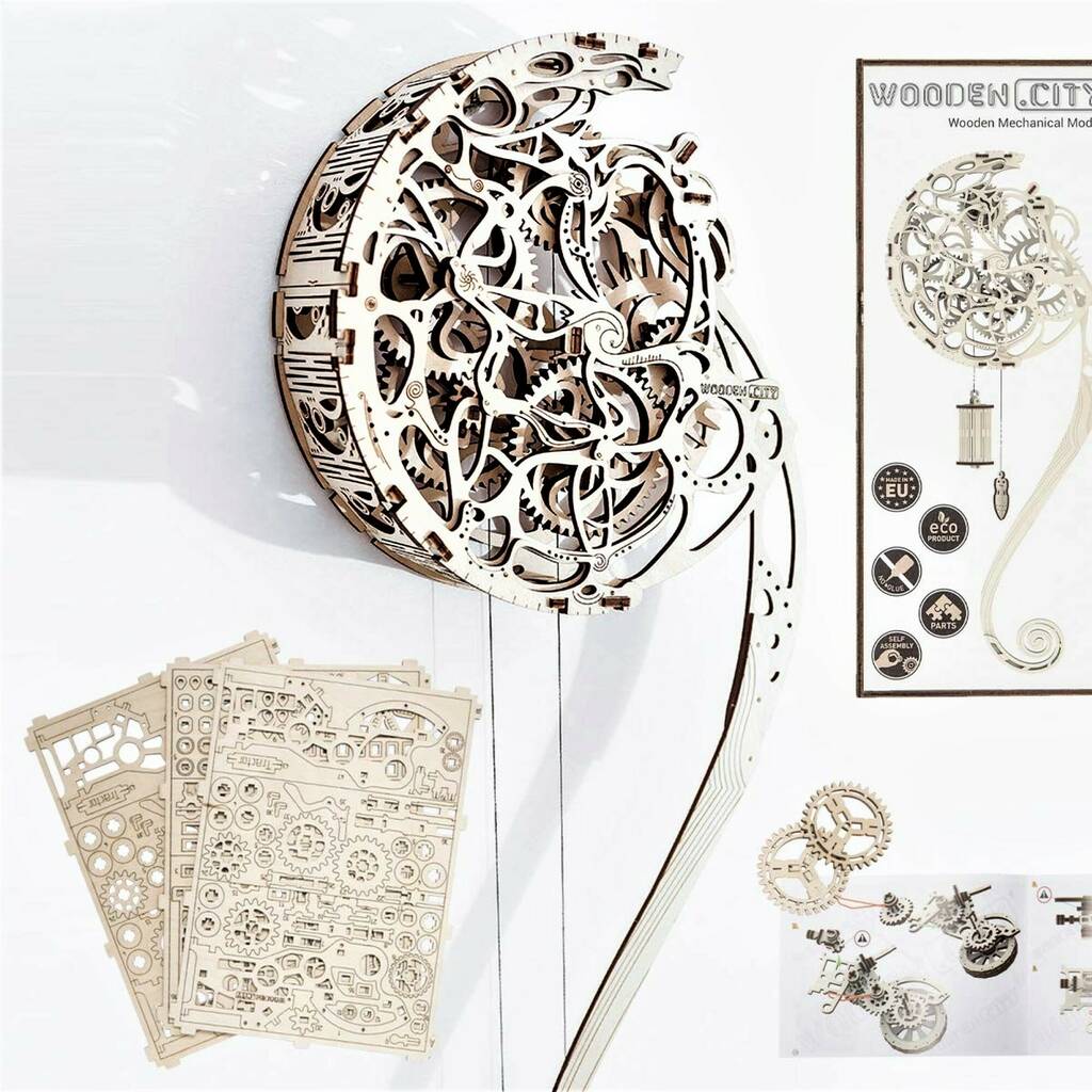 Steampunk Pendulum Clock, Wall Pendulum Clock Kit By Friendly Gifts ...