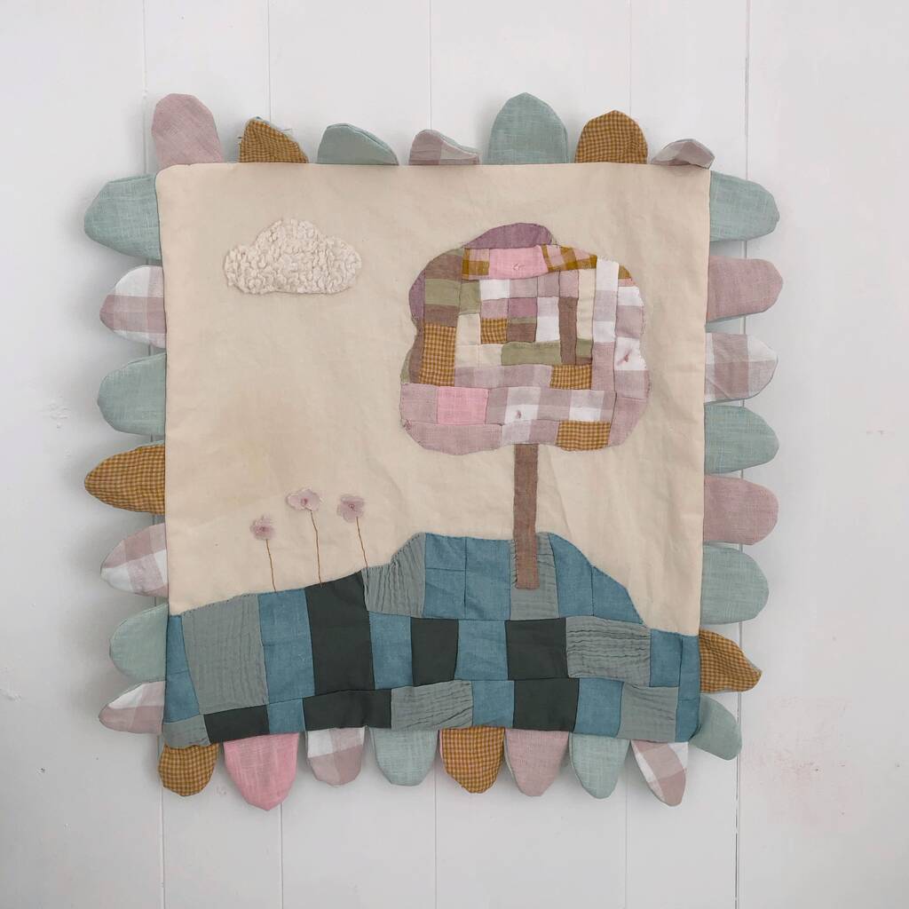 One Garden Patchwork Wall Hanging By Kelly Connor Designs