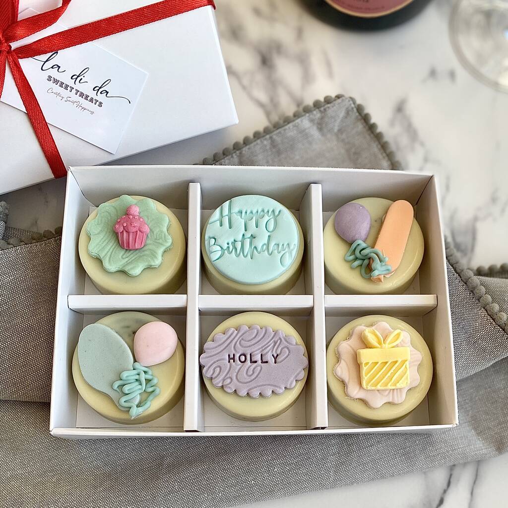 Personalised Birthday Oreo Gift Box By La di da Sweet Treats ...