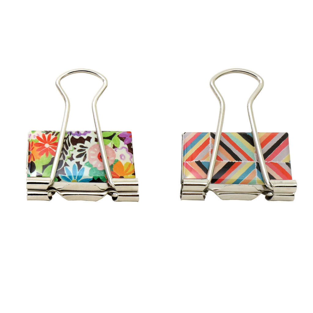 Decorative Binder Clips By Collier Campbell Notonthehighstreet decorative-binder-clips-by-collier-campbell-notonthehighstreet