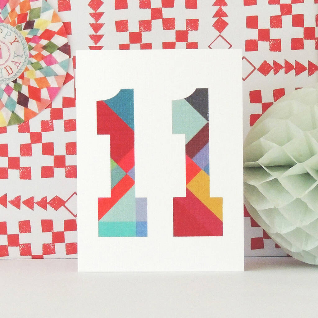 Mini Number Eleven Card By Kali Stileman Publishing ...