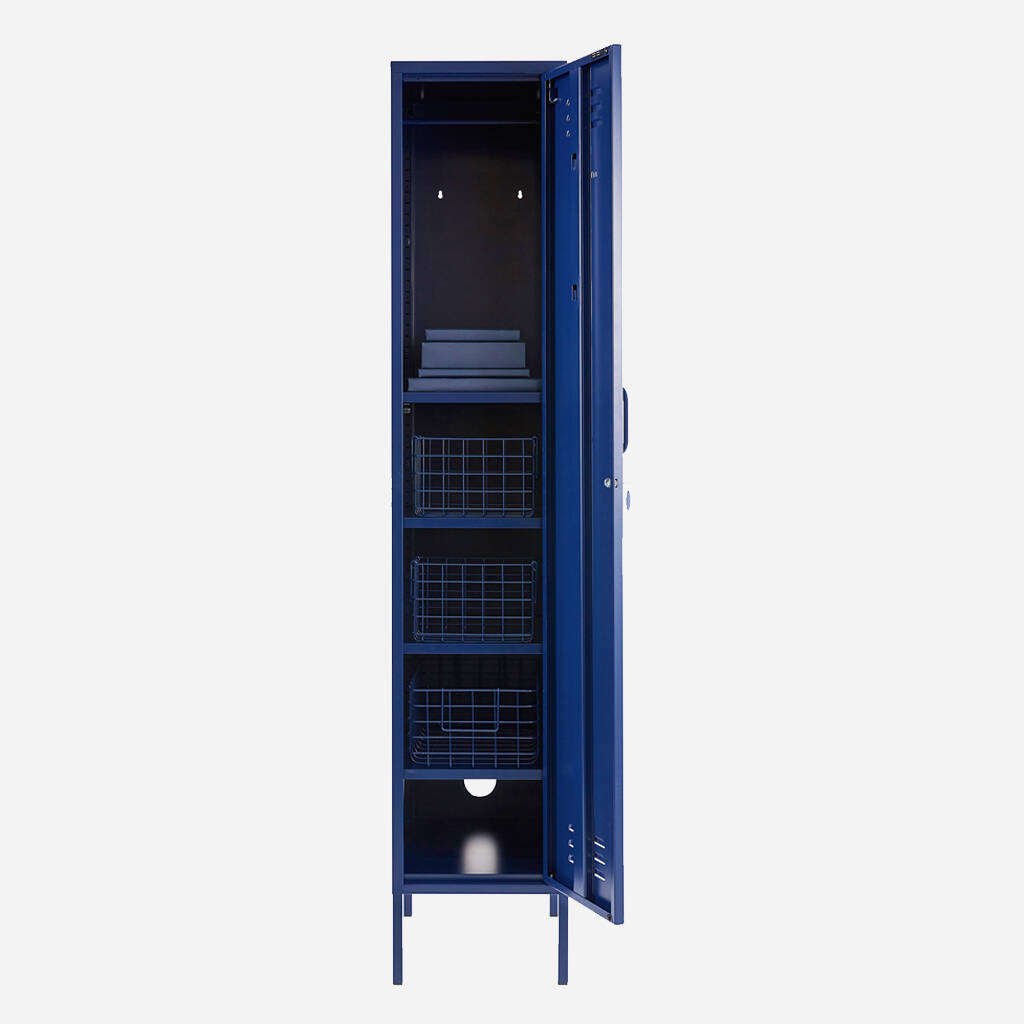 The Tall Locker Storage Unit In Navy Blue By Little Deer ...