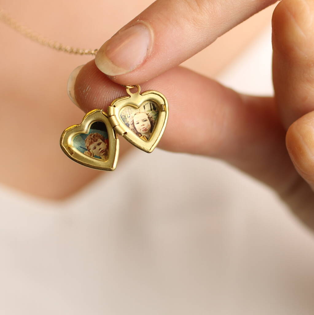 Tiny Heart Miniature Locket By Silk Purse, Sow's Ear ...