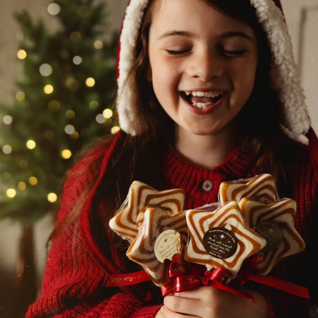 North Pole Magic And North Pole Star Lollipop Set By Grey Star Interiors