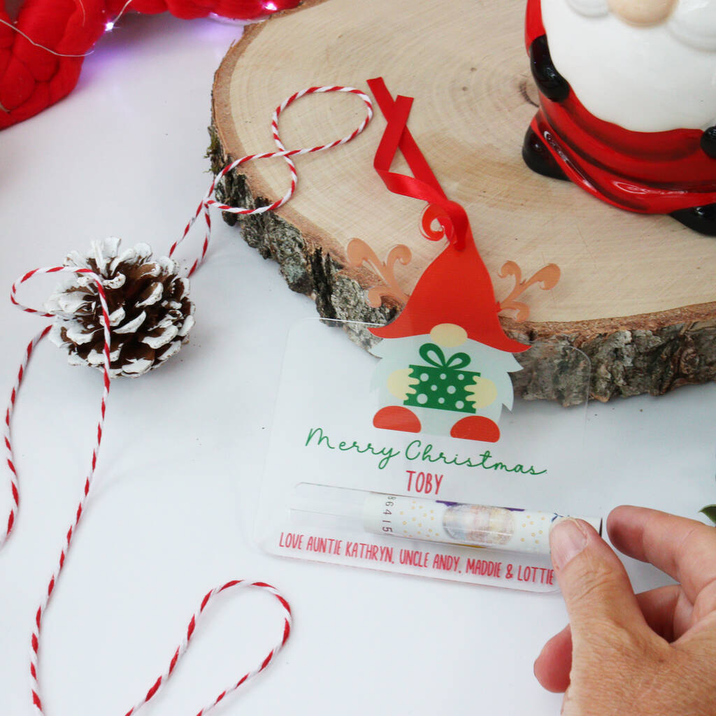 Personalised Money Holder Gnome By Perfect Personalised Gifts