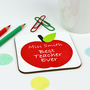 Personalised Apple Coaster By Andrea Fays | notonthehighstreet.com