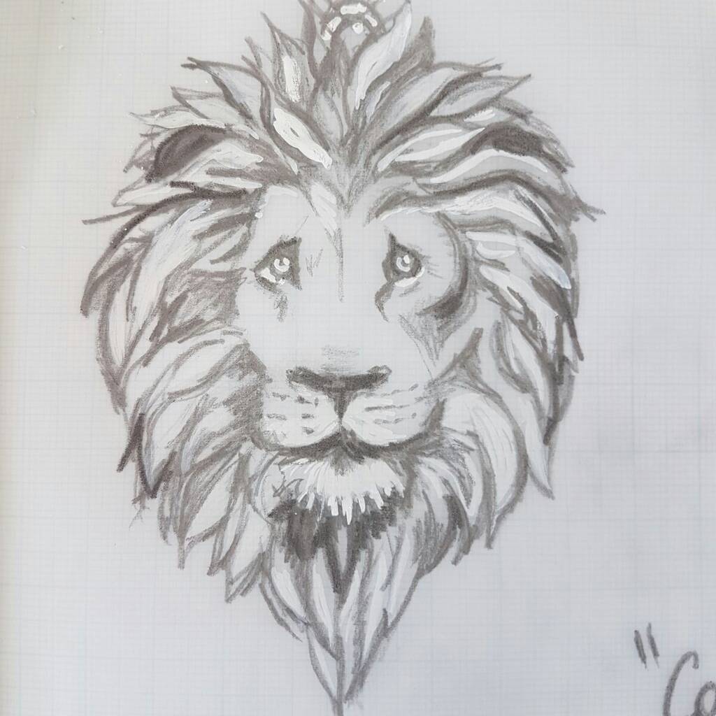 Engraved Lion Head Charm Necklace By Lily Charmed | notonthehighstreet.com