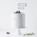 Personalised Party Flag Cake Topper By Sophia Victoria Joy ...