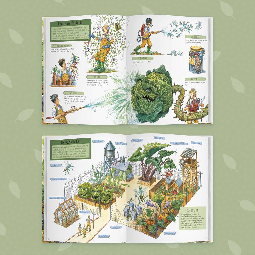 How To Grow And Eat Monster Vegetables, Picture Book By FROM YOU TO ME