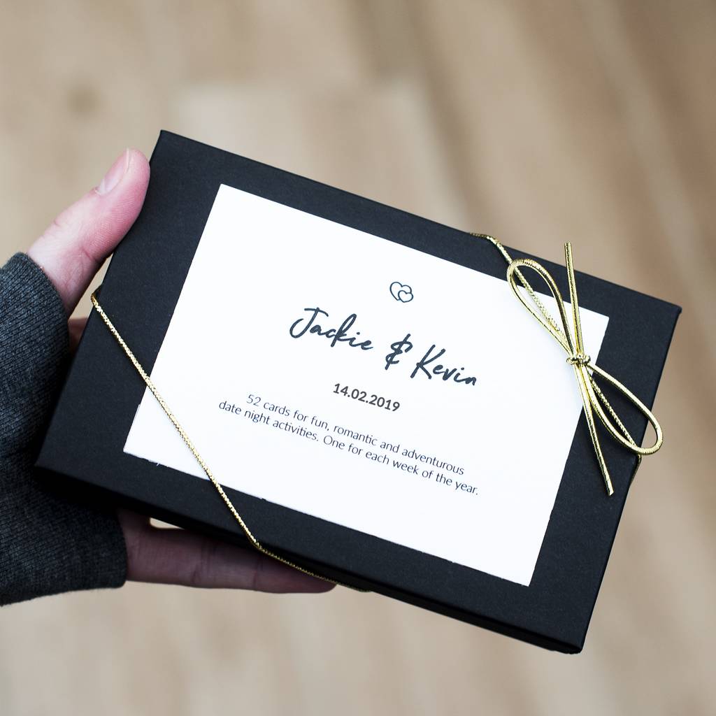 52 Date Night Cards By Thispaperbook Notonthehighstreet