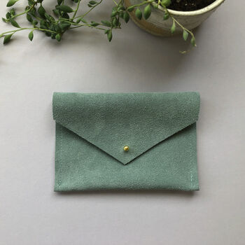Personalised Suede Purse By Studio Lowen | notonthehighstreet.com