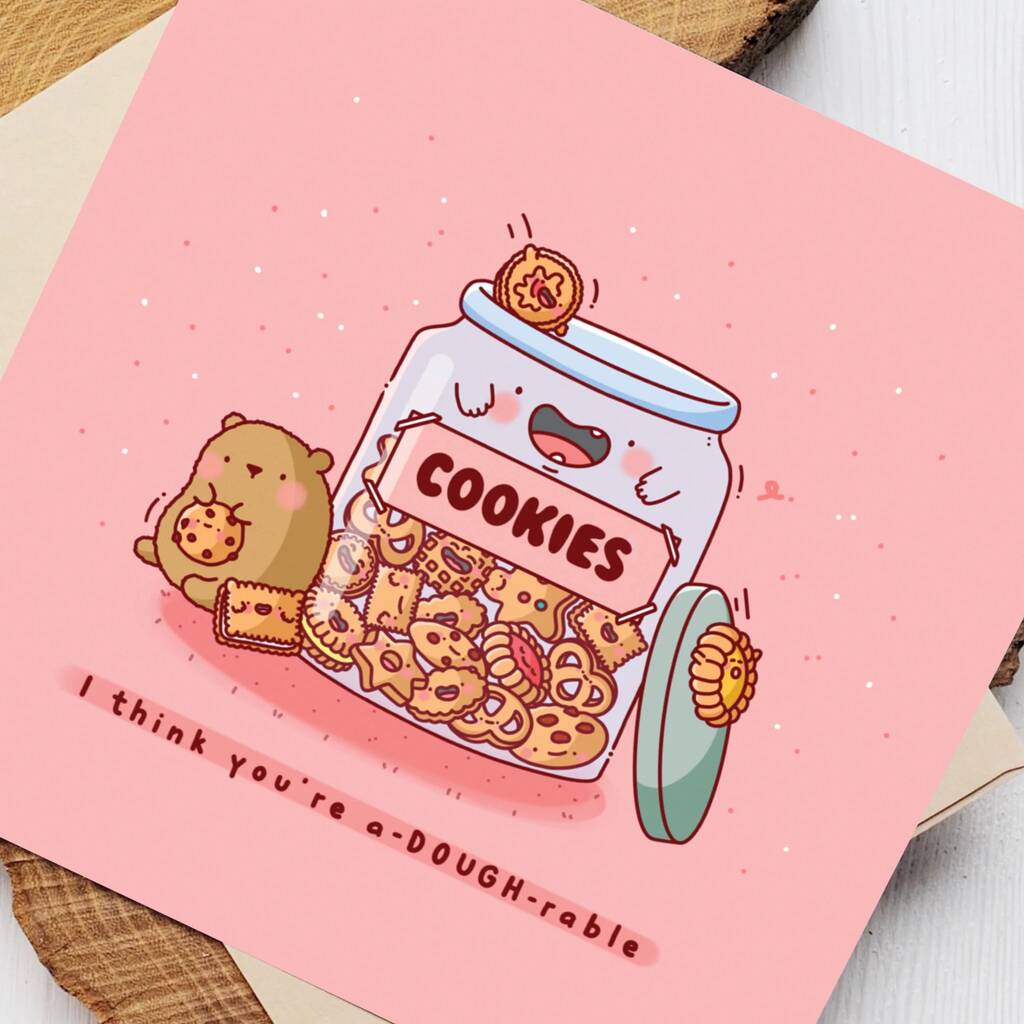 Biscuits Cookies Greetings Card By Toastedink