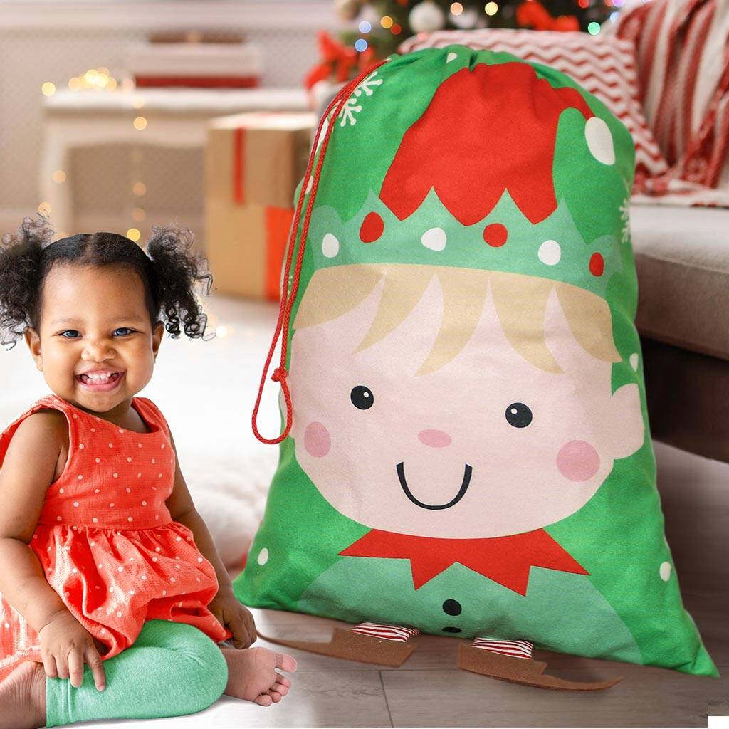 Christmas Characters Present Sack By Dibor | notonthehighstreet.com