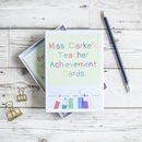 The Original Primary Teacher Achievement Cards By By Molly&Izzie ...