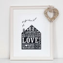 Personalised Home Print By Allihopa | notonthehighstreet.com