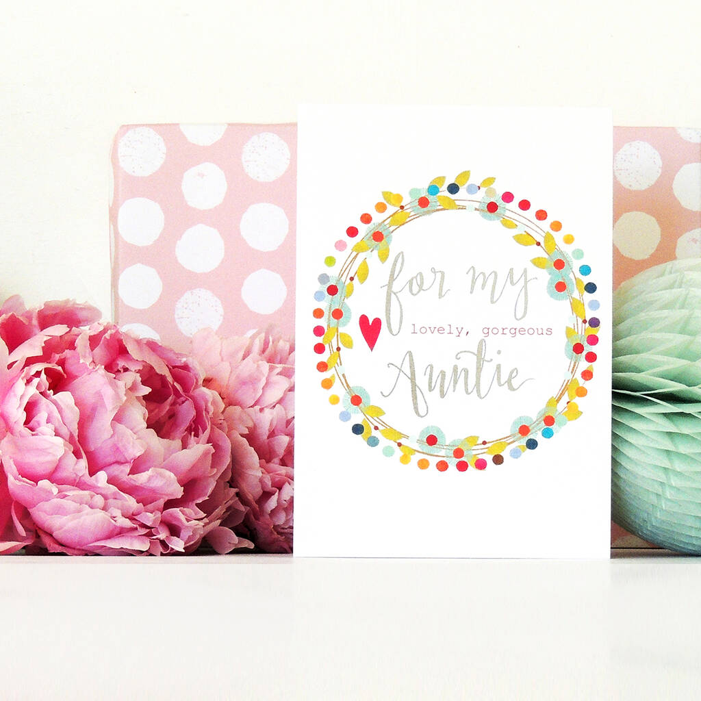 For My Auntie Greetings Card By Kali Stileman Publishing for-my-auntie-greetings-card-by-kali-stileman-publishing