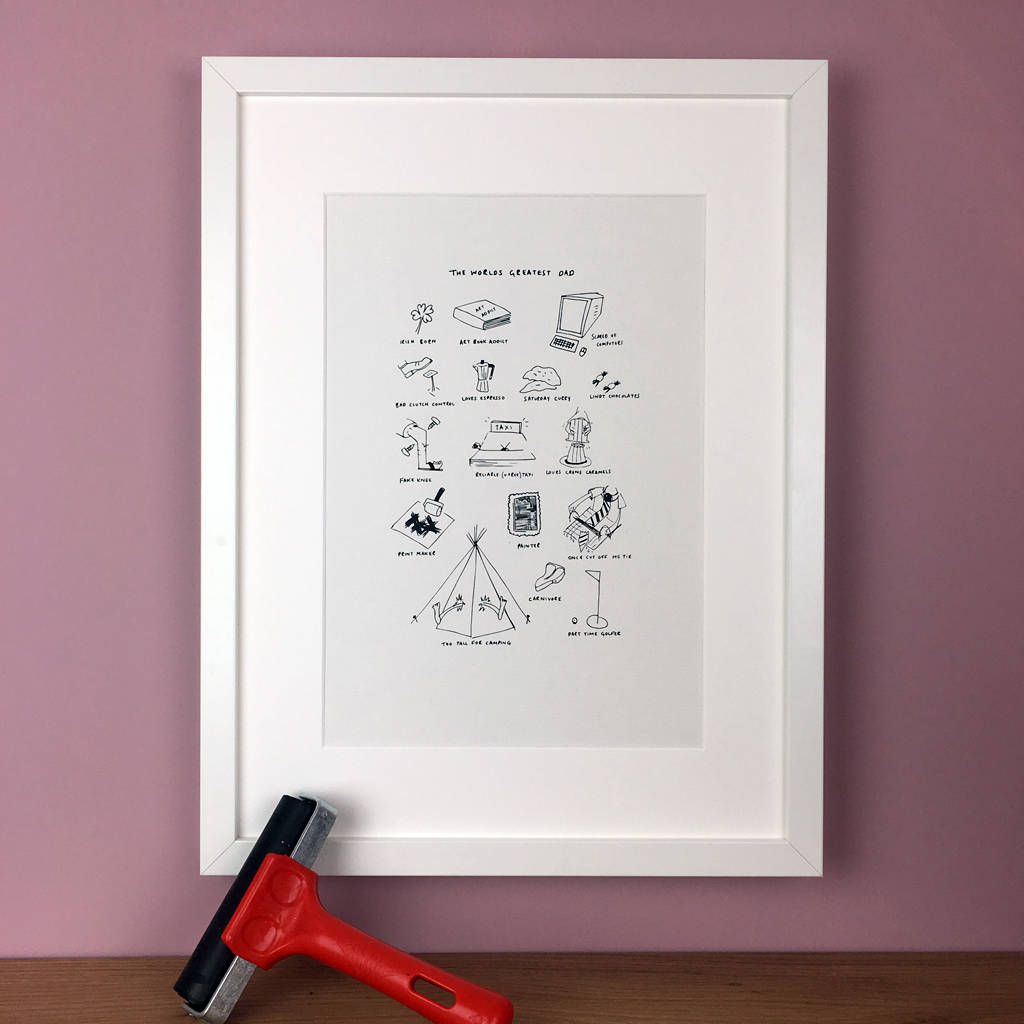 personalised memories illustration print by anecdoodles ...